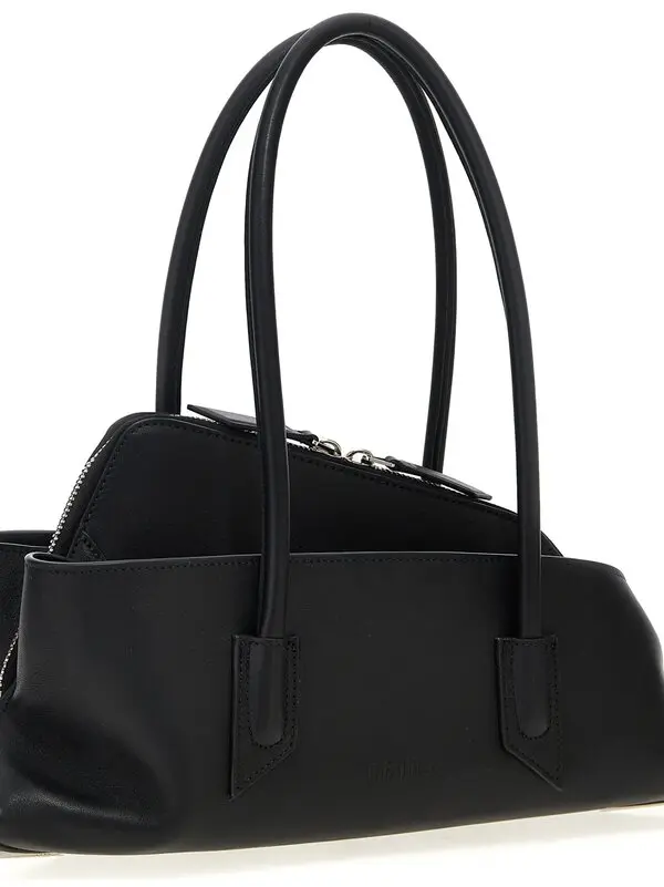 Attico Top Handle Shoulder Bag - Black