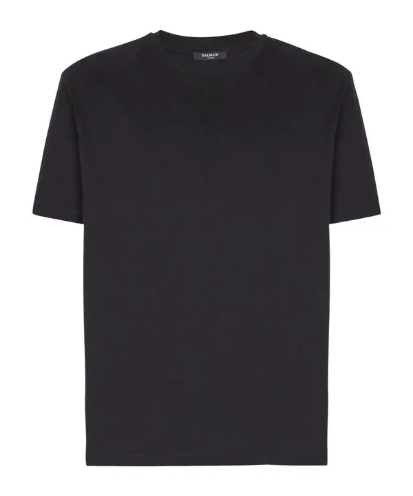 Balmain T-shirt With Vintage Gel Logo