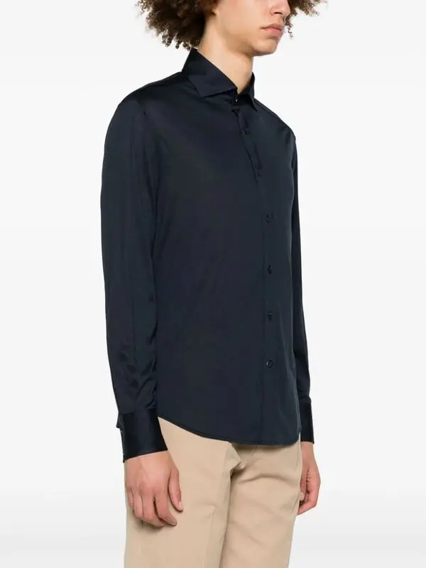 Brunello Cucinelli Button-up Long-sleeved Shirt - Black
