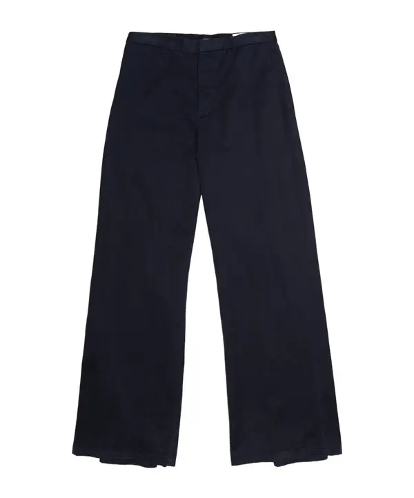 R13 High-waist Wide-leg Trousers - Black