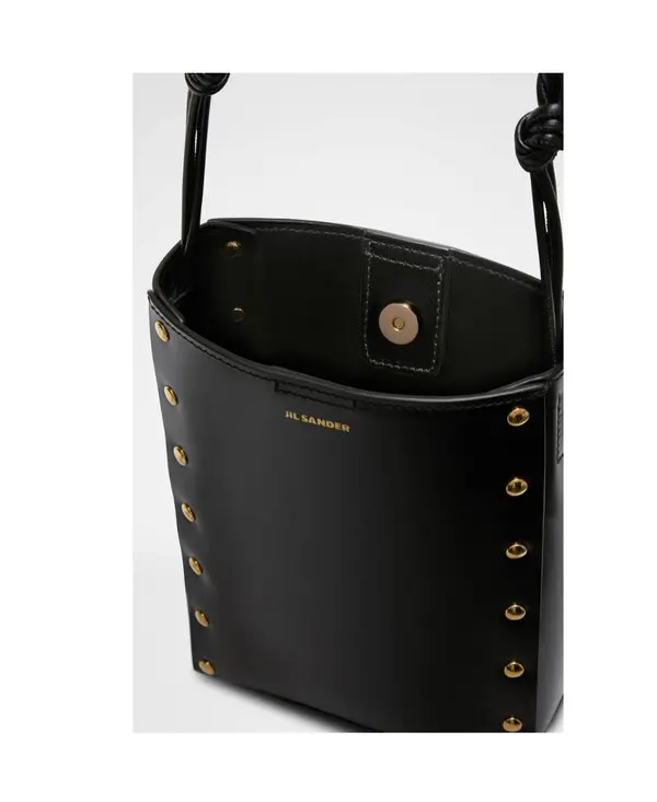 JIL SANDER Stud Embellished Shoulder Bag