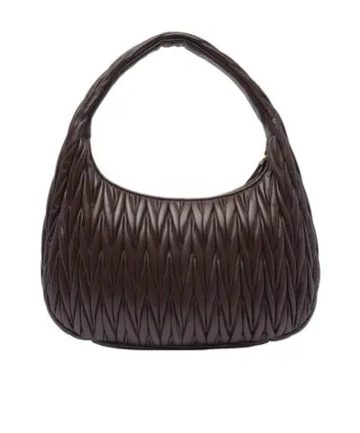 Miu Miu Logo Handbag - Black