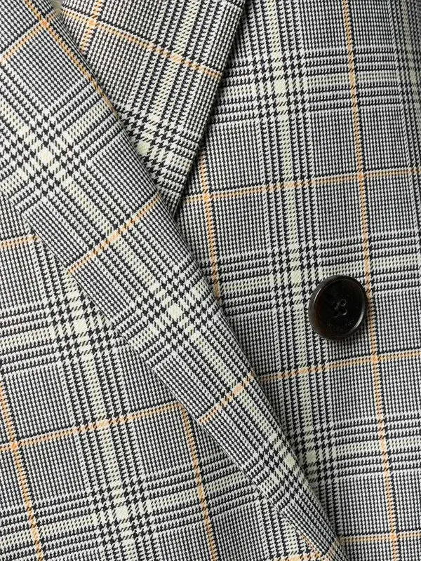 Givenchy Checkered Double-breasted Blazer