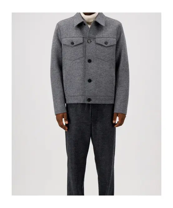 Harris Wharf London Single-breasted Wool Jacket - Grey