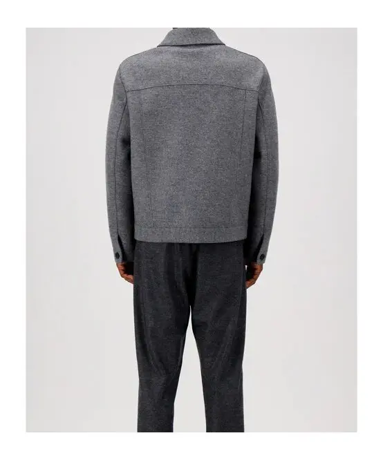 Harris Wharf London Single-breasted Wool Jacket - Grey