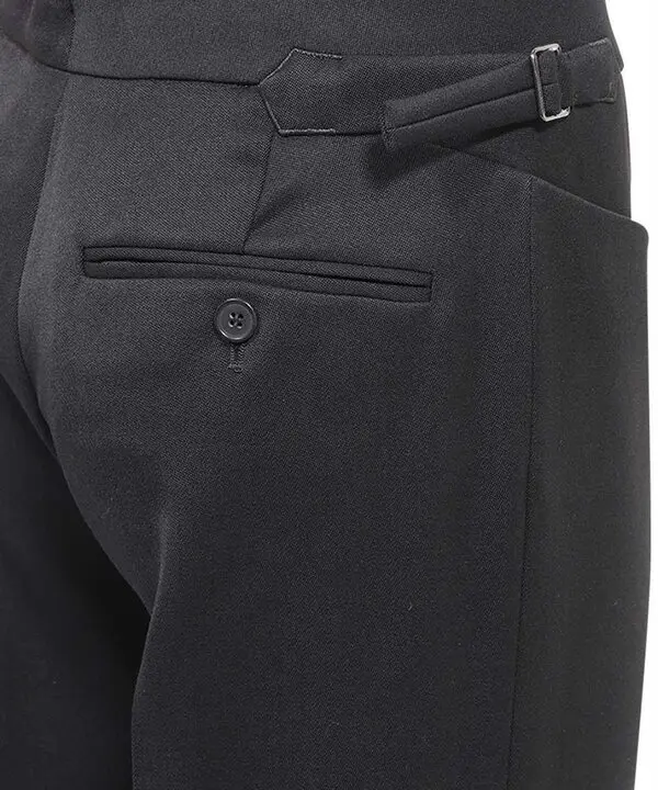 TOM FORD Straight-leg Pleated Trousers - Black