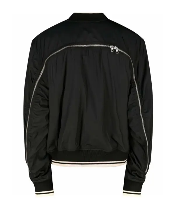 Dries Van Noten Zip Detailed Bomber Jacket