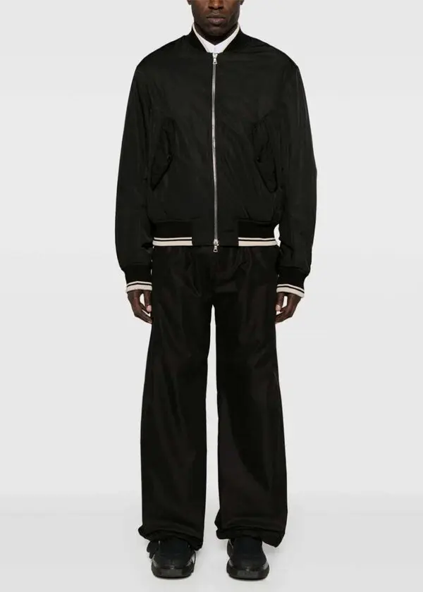 Dries Van Noten Zip Detailed Bomber Jacket
