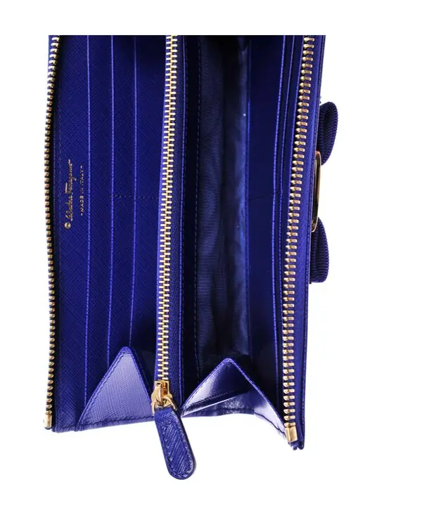 FERRAGAMO Bow Detail Logo Wallet