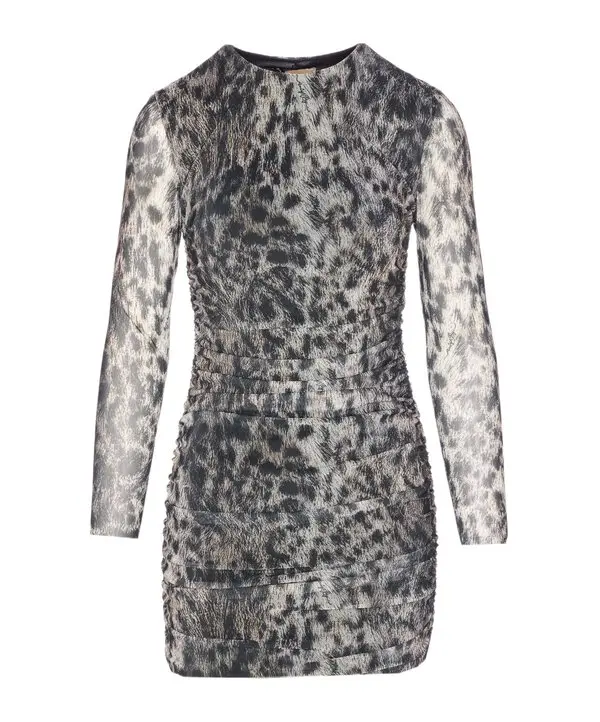 ANIYE BY Hyena Judy Leopard Print Dress