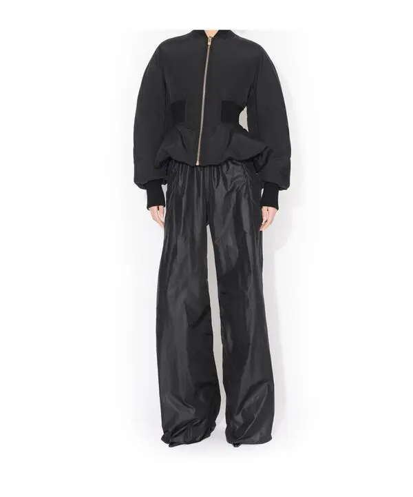 Alaïa High-waisted Wide-leg Pants