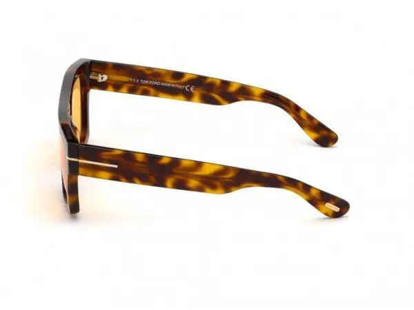 TOM FORD Rectangular Frame Sunglasses - Yellow