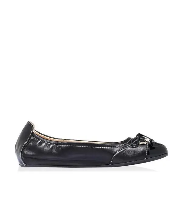 Bally Logo Detail Ballerina Flats
