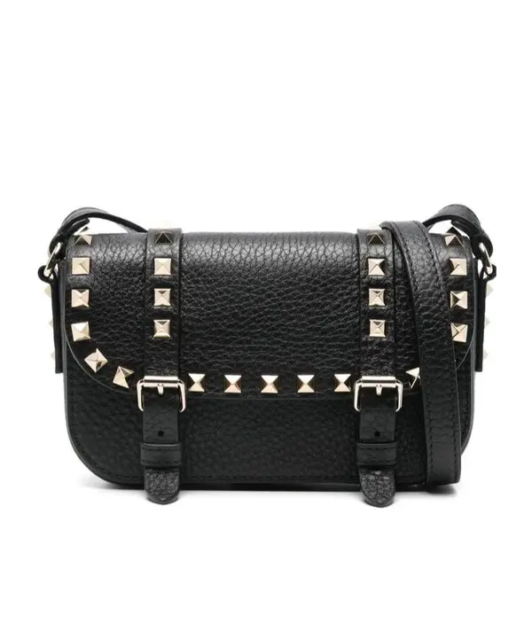Valentino Garavani Rockstud Foldover Top Crossbody Bag