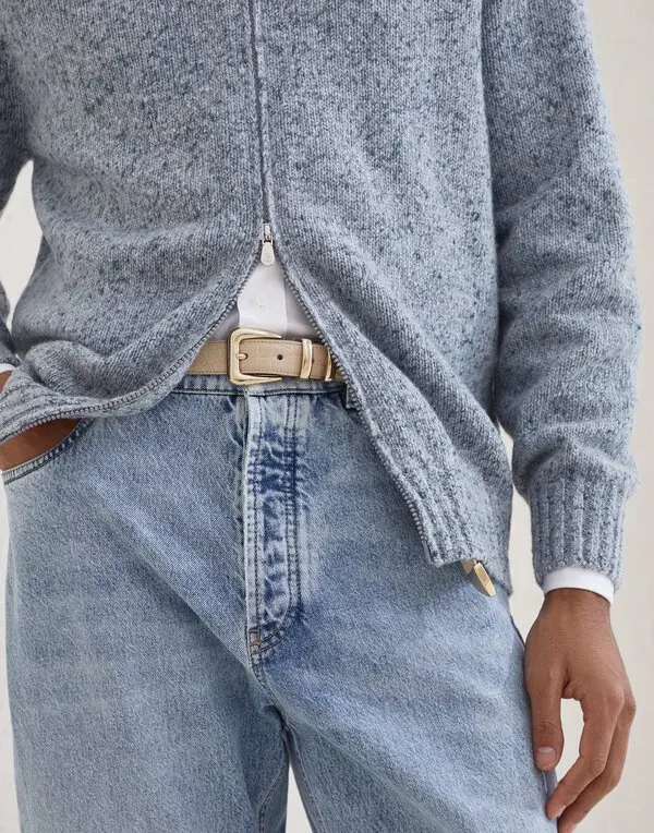 Brunello Cucinelli Embossed Buckle Fastened Belt