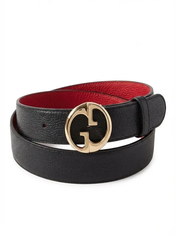 Gucci Metal Buckle Belt - Multicolor