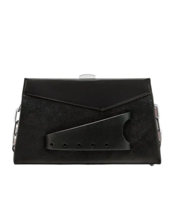 MAISON MARGIELA Small Snatched Shoulder Bag - Black