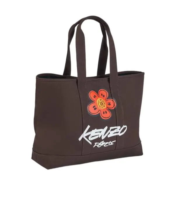 Kenzo X Futura 2000 Large Tote Bag - Chocolate-colored