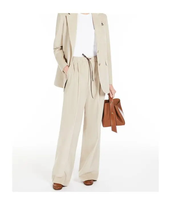 Max Mara Lerici Corduroy Drawstring Trousers