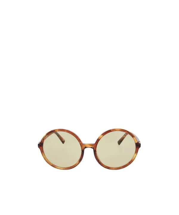 Miu Miu Round Frame Sunglasses - Nude
