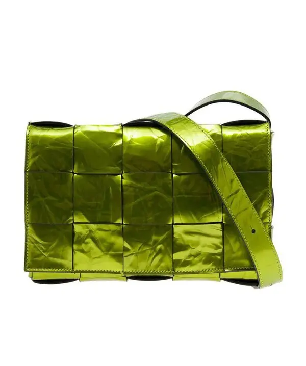 Bottega Veneta Maxi Intrecciato Shoulder Bag - Brown