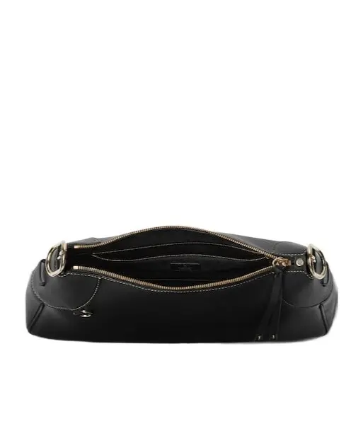 Gucci Gg Emblem Large Shoulder Bag - Black