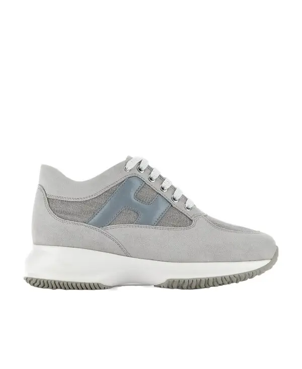 Hogan Interactive Lace-up Sneakers - Gray