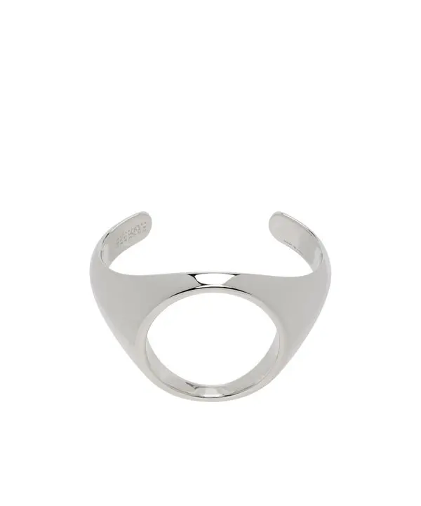MAISON MARGIELA Polish Finished Cut-out Cuff Bracelet - Palladio Polished