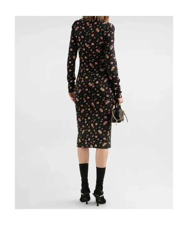 Dolce & Gabbana Floral Printed Midi Dress