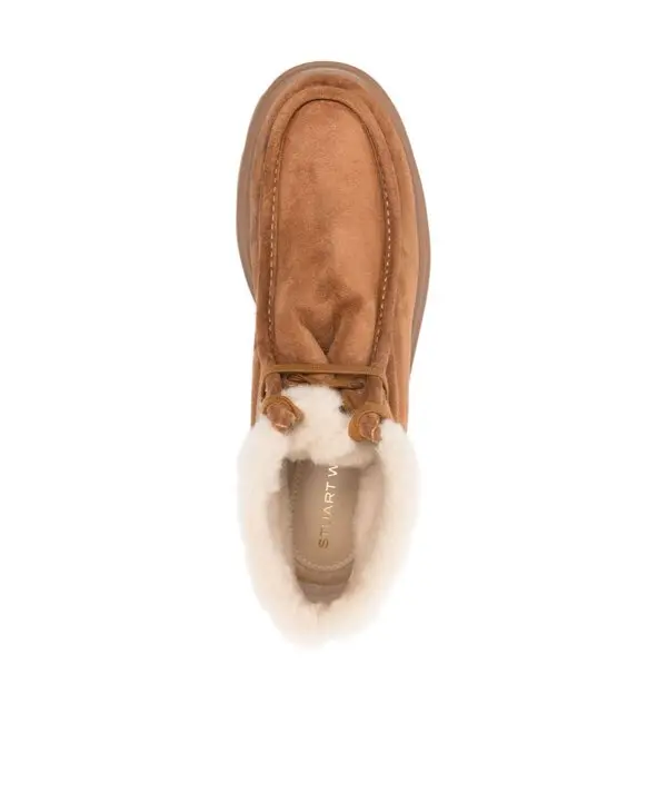 STUART WEITZMAN Hudson Shearling Chukka Boots