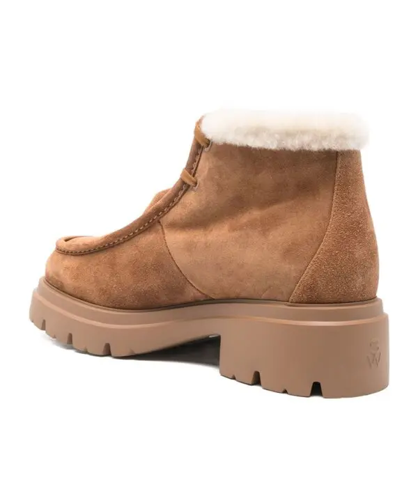 STUART WEITZMAN Hudson Shearling Chukka Boots