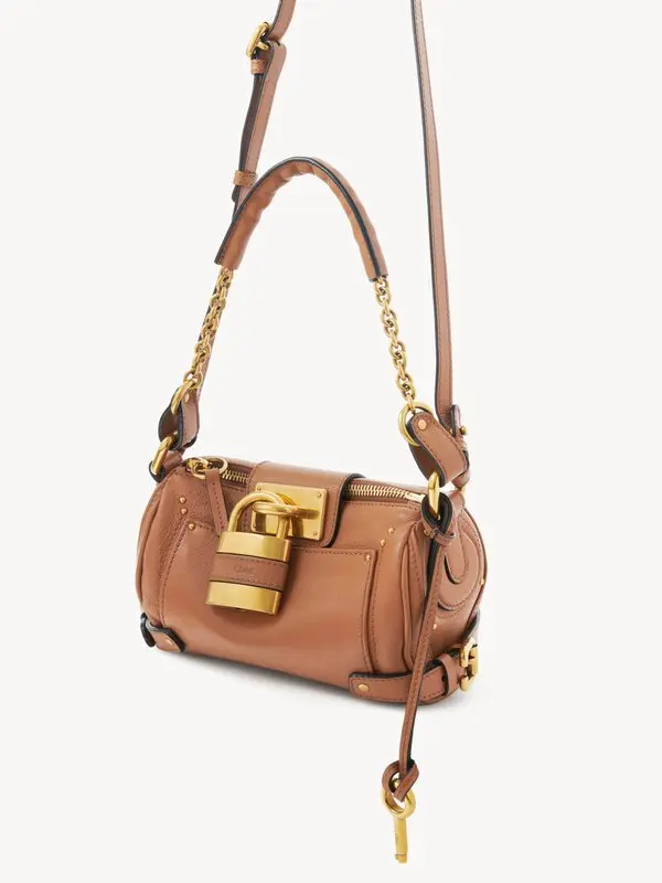 Chloé Paddington Small Shoulder Bag With Padlock Detail - Brown