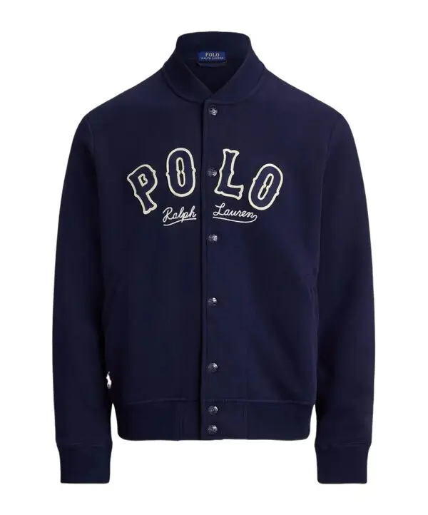 Polo Ralph Lauren Rl Fleece Western Logo Jacket - Navy