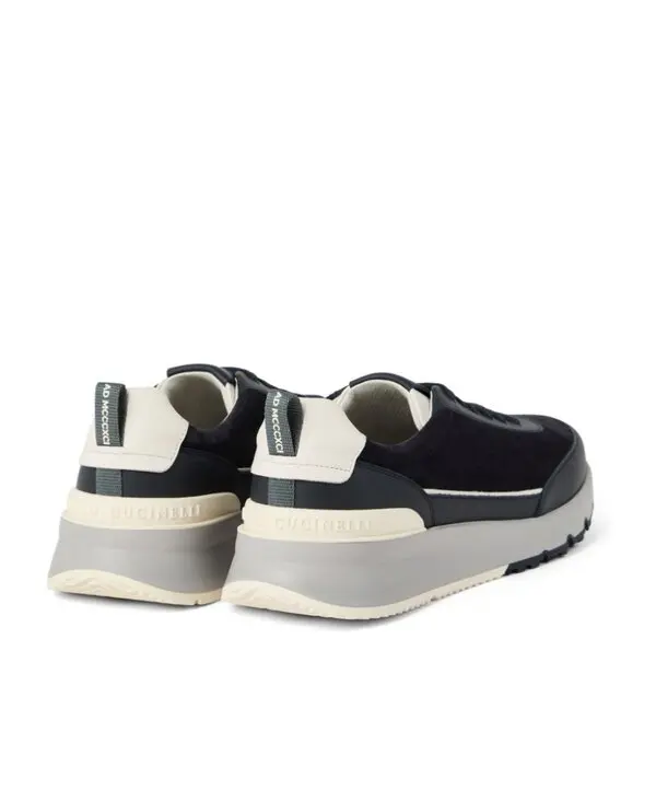 Brunello Cucinelli Logo Embossed Lace-up Sneakers