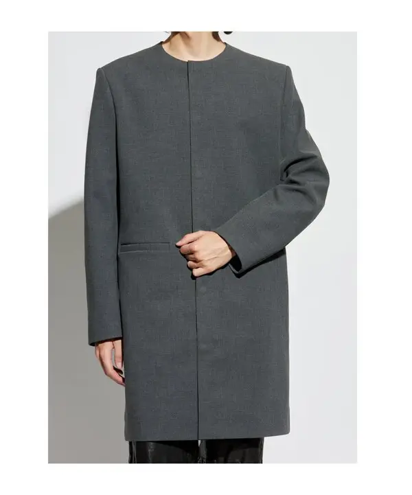 DIESEL® Collarless Single-breasted Coat
