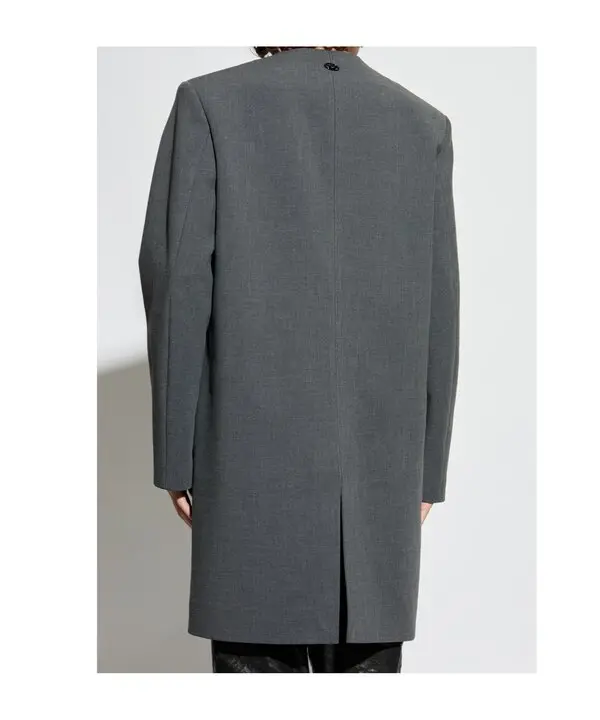 DIESEL® Collarless Single-breasted Coat