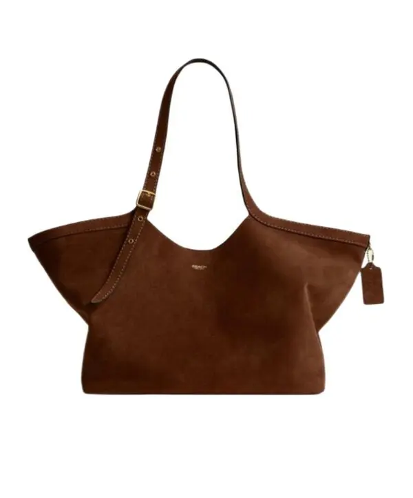 COACH Buckle-fastening Suede Tote Bag