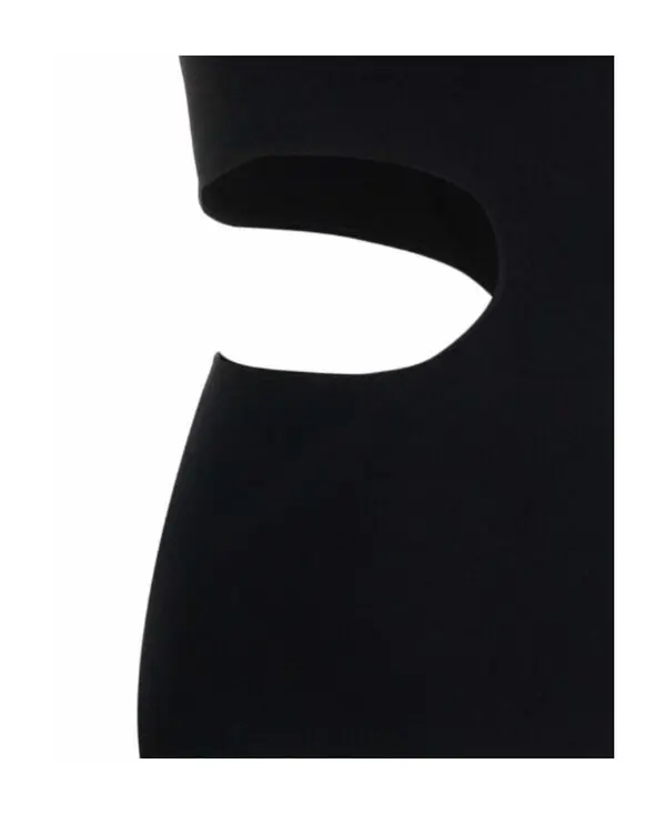 Stella McCartney Cut-out Crewneck Tank Top - Black