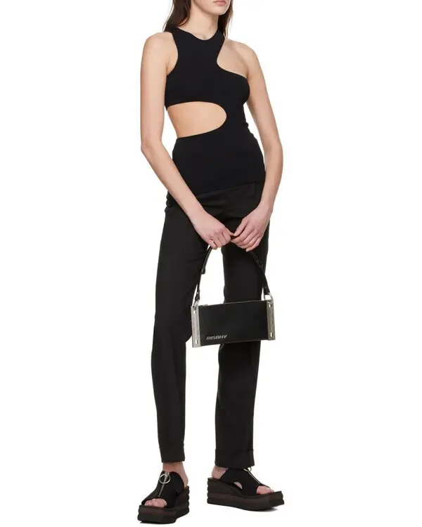 Stella McCartney Cut-out Crewneck Tank Top - Black