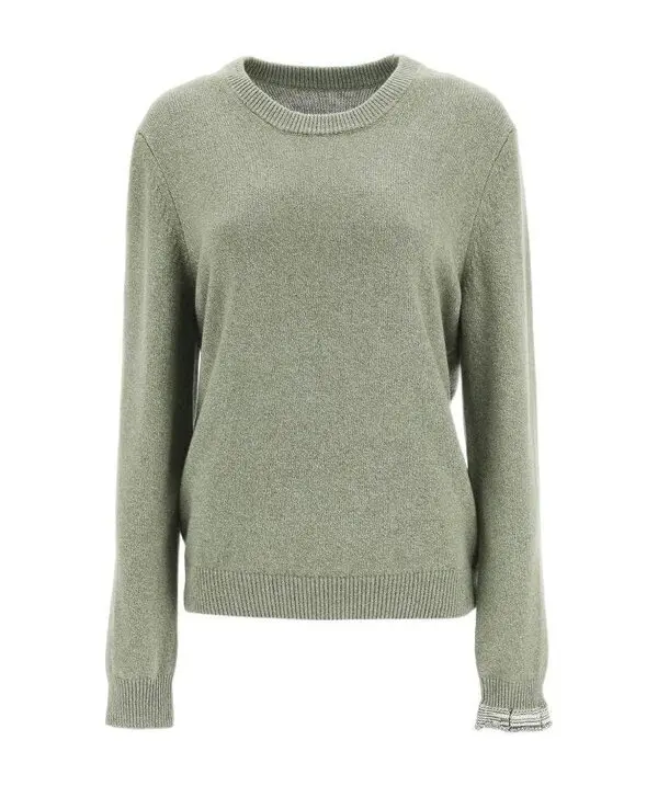 MAISON MARGIELA Crewneck Jumper With Contrast Detailing