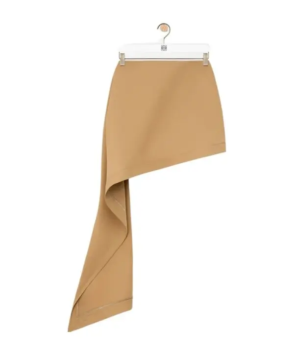 Loewe Asymmetric Silhouette Skirt - Nude