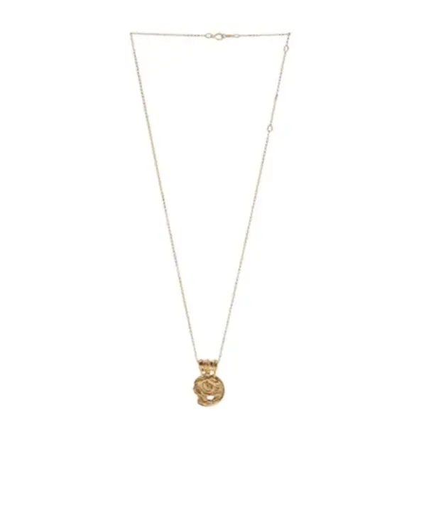 ALIGHIERI Logo Necklace - Yellow
