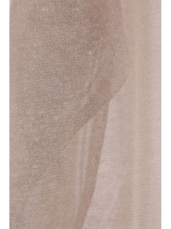 Alaïa Long Sleeve Ribbed Maxi Dress