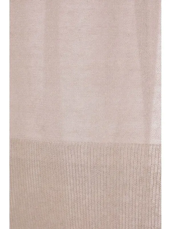 Alaïa Long Sleeve Ribbed Maxi Dress