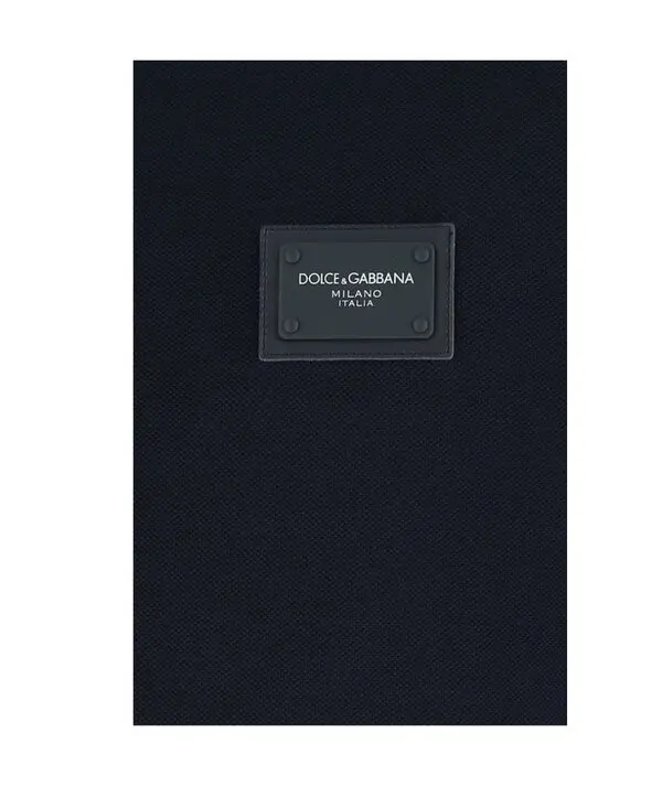 Dolce & Gabbana Dolce Gabbana Logo Patch Polo Shirt