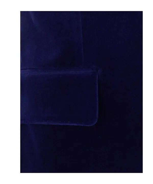TOM FORD Velvet Single-button Blazer - Blue