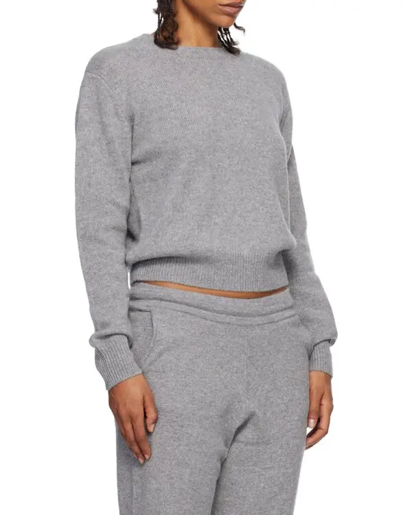 SPORTY  RICH Sporty & Rich Logo-embroidered Round Neck Knitted Jumper