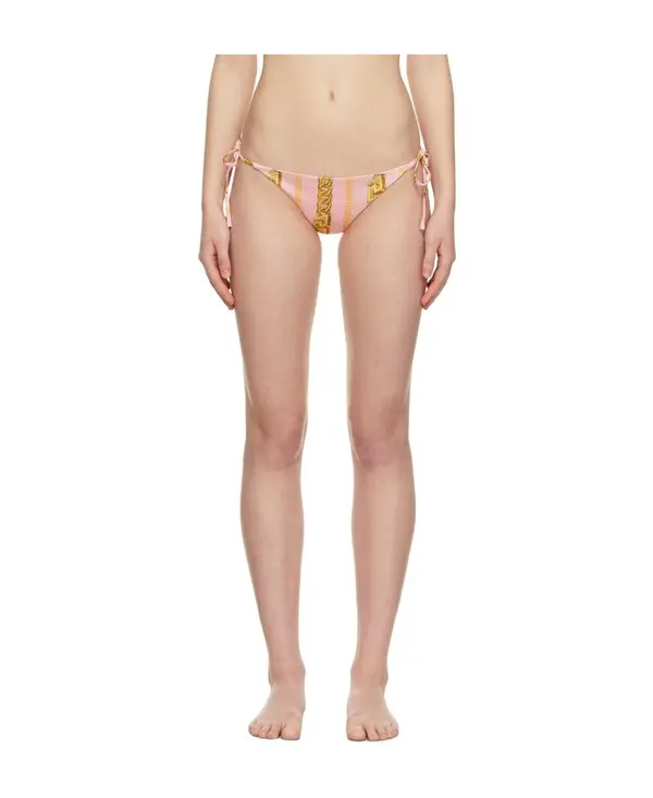 Versace Greca-print Bikini Bottom