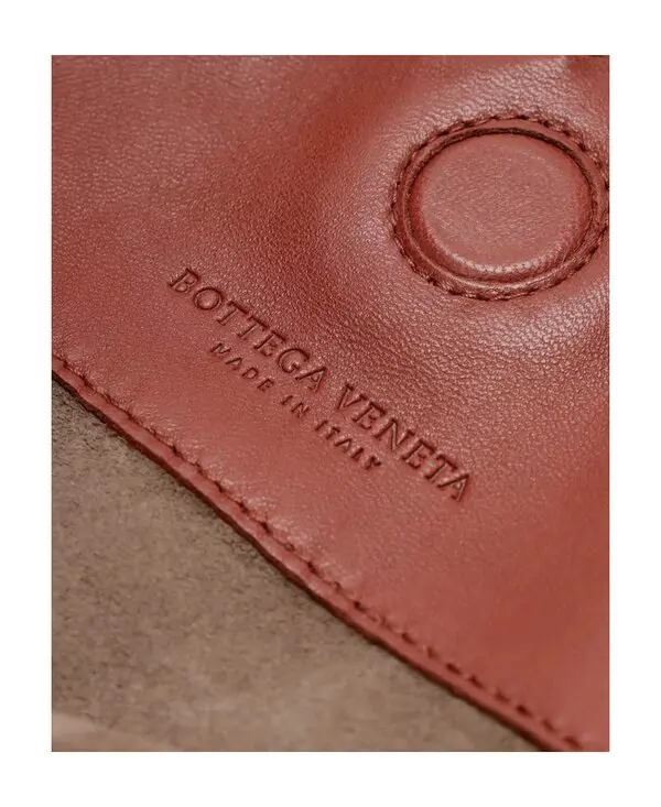 Bottega Veneta Logo Shoulder Bag - Brown