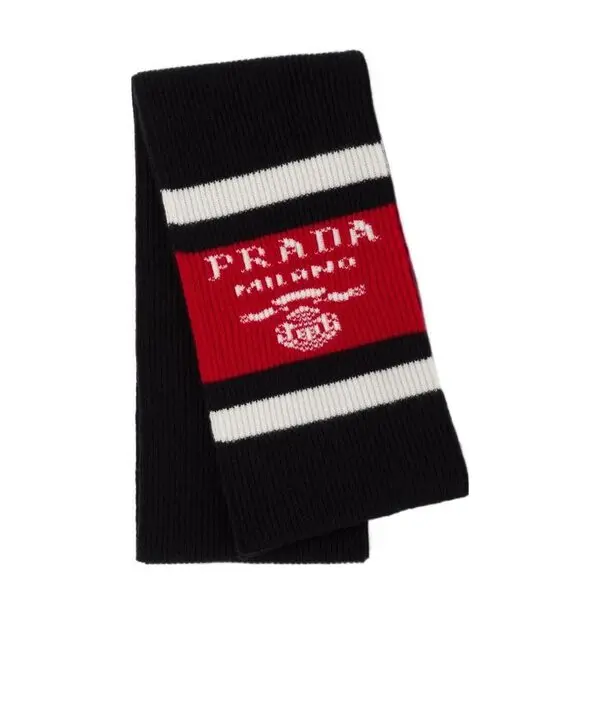 Prada Cashmere Scarf - Black